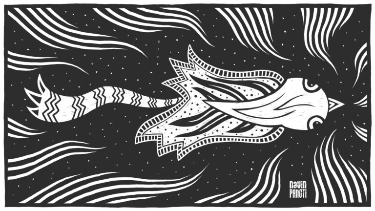 Three liners – On birds, fishes and spring – pangti | पांगती